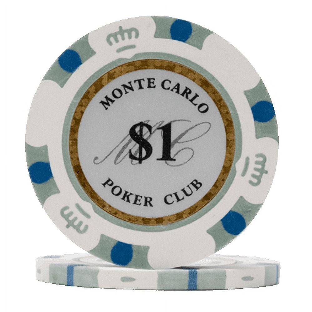 DA VINCI 14 Gram Clay Monte Carlo Poker Club Poker Chips Pack of 50 ...