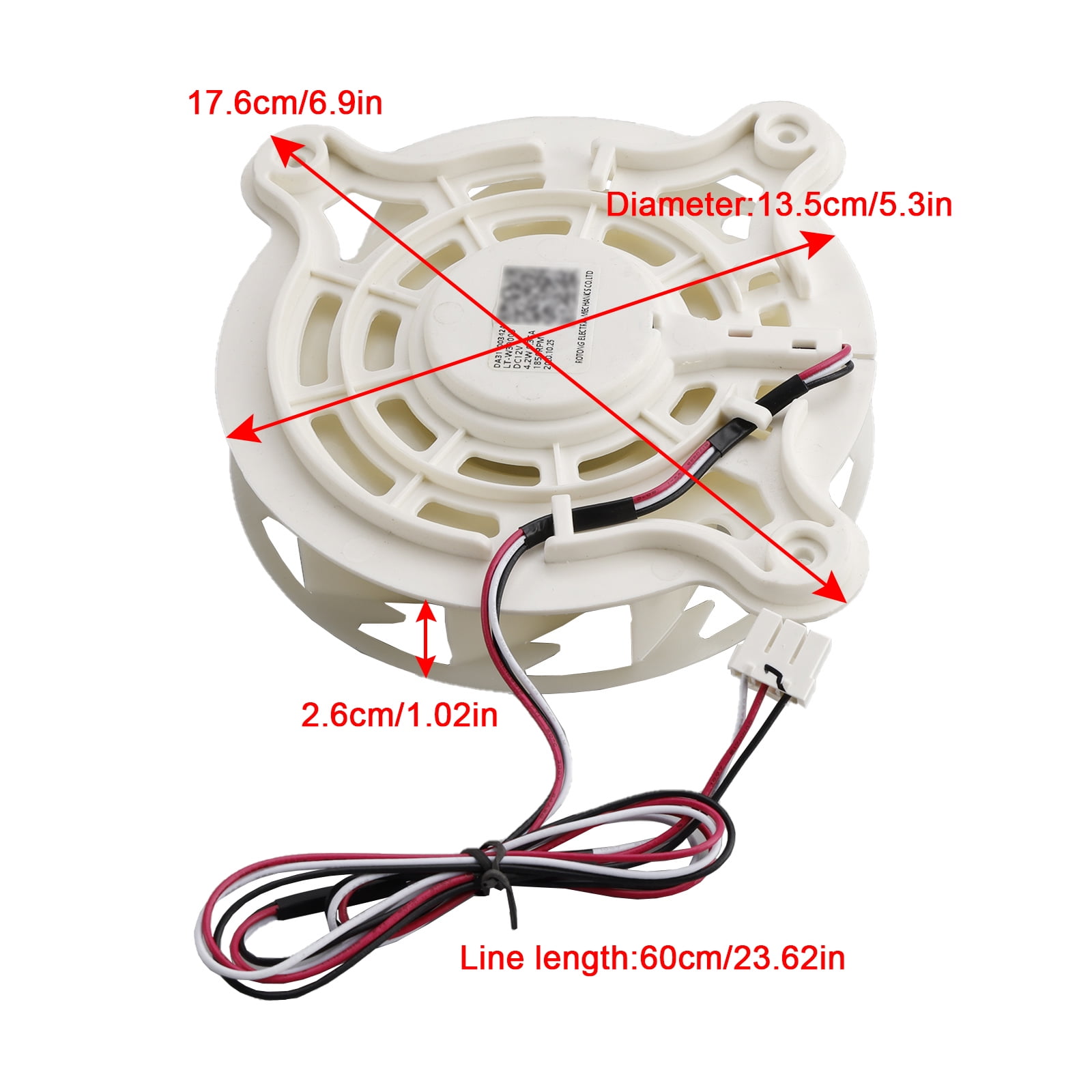 DA31-00342A Refrigerator Motor Fan for Samsung Freezer Evaporator ...