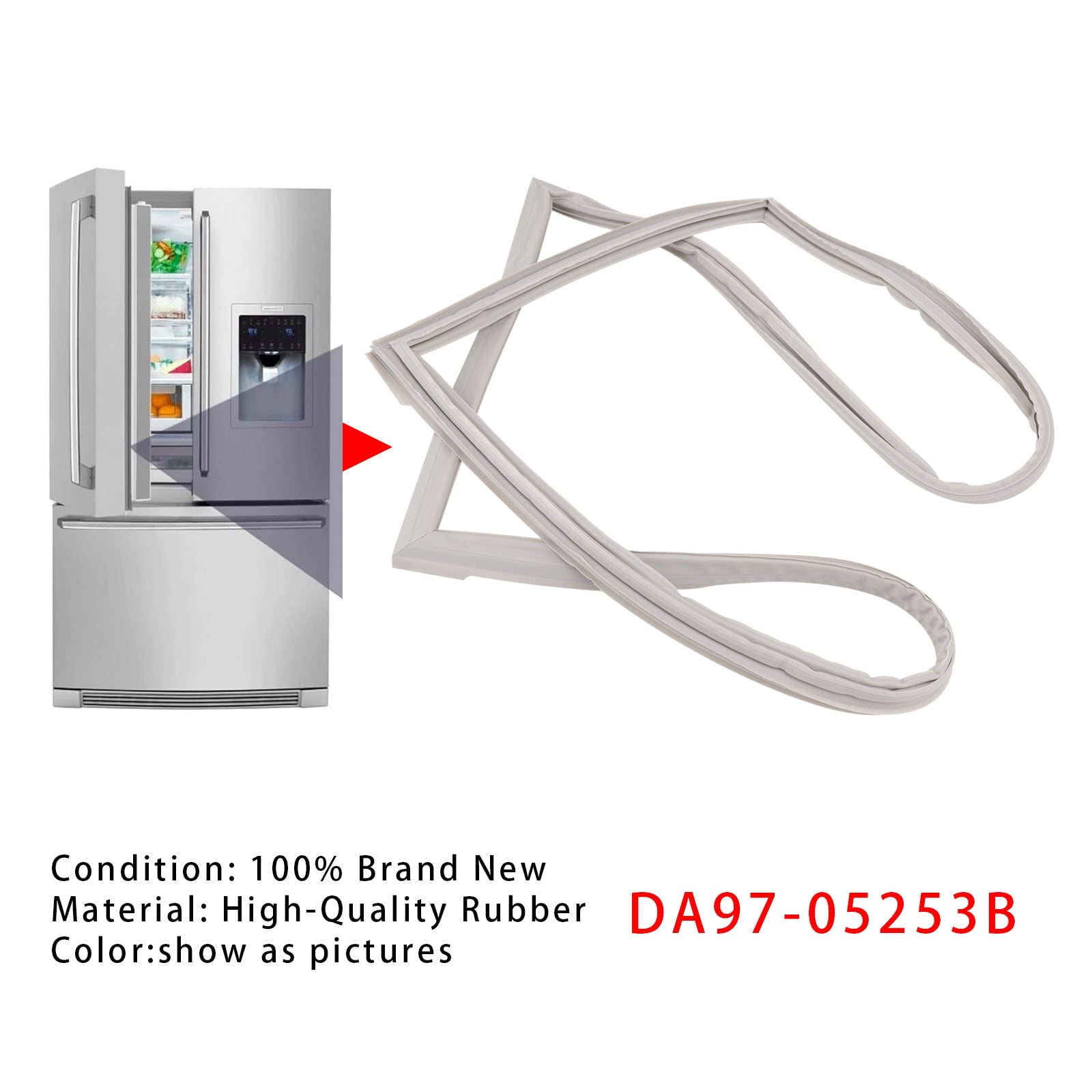 DA97-05253B Refrigerator Door Gasket for SAMSUNG Refrigerators ...