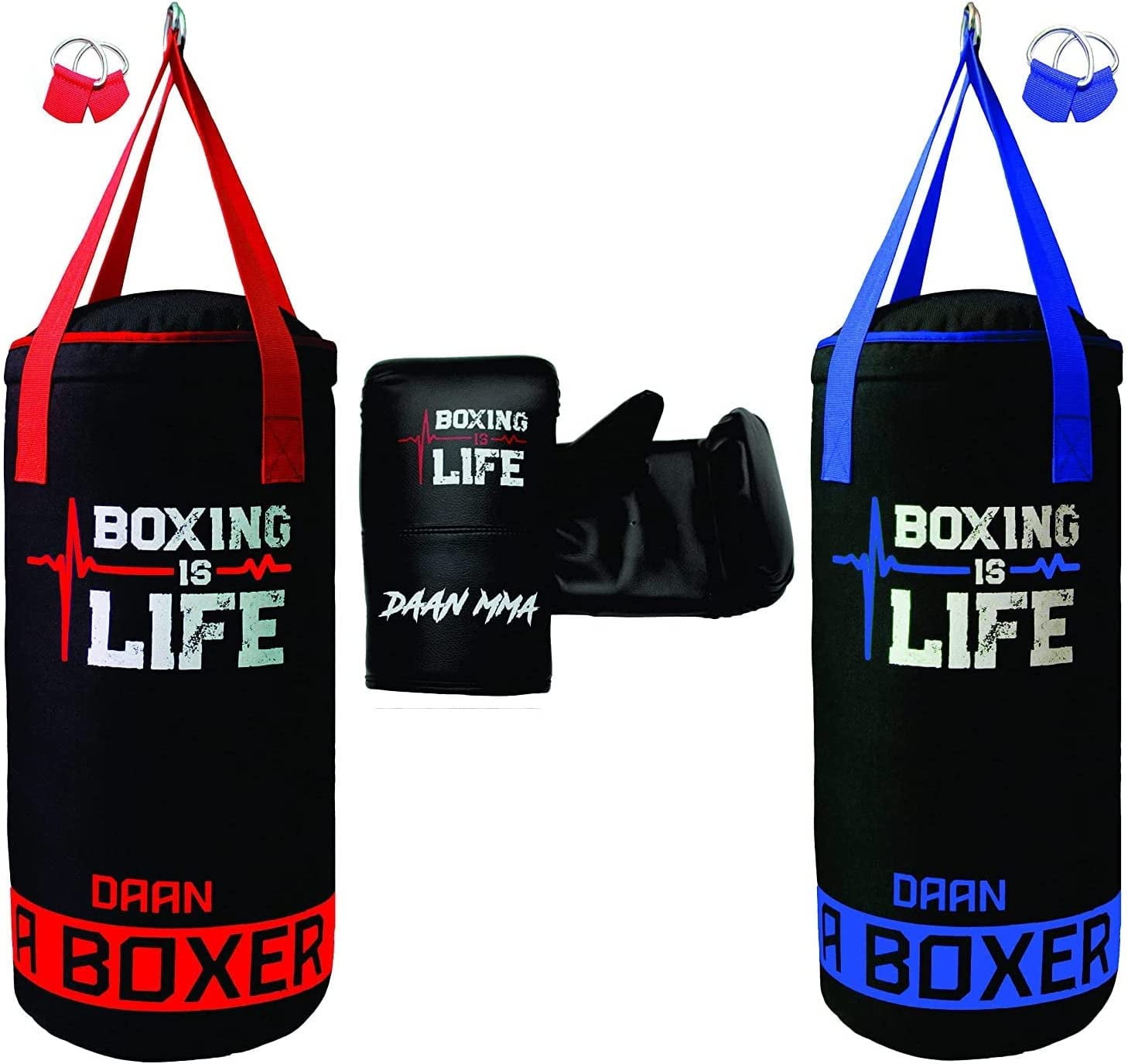 DAAN MMA Kids Punching Bag Set with Free Boxing Gloves Training Muay ...