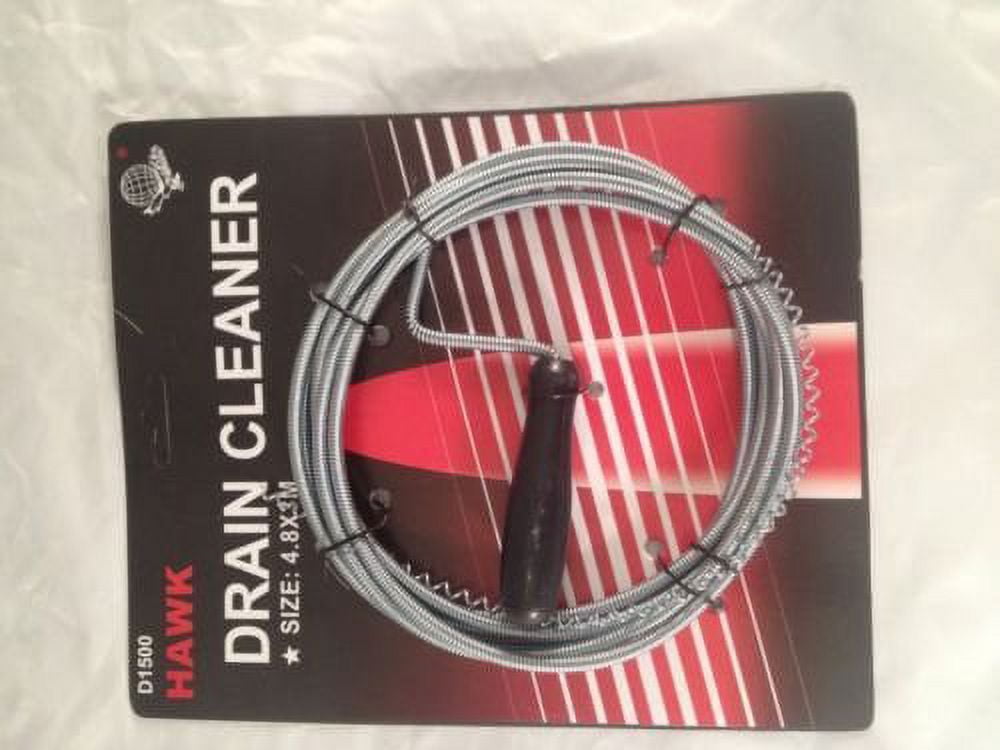 DAB Drain Cleaning Snake | 3 Yards (2.7 Meters) of Flexible Steel ...