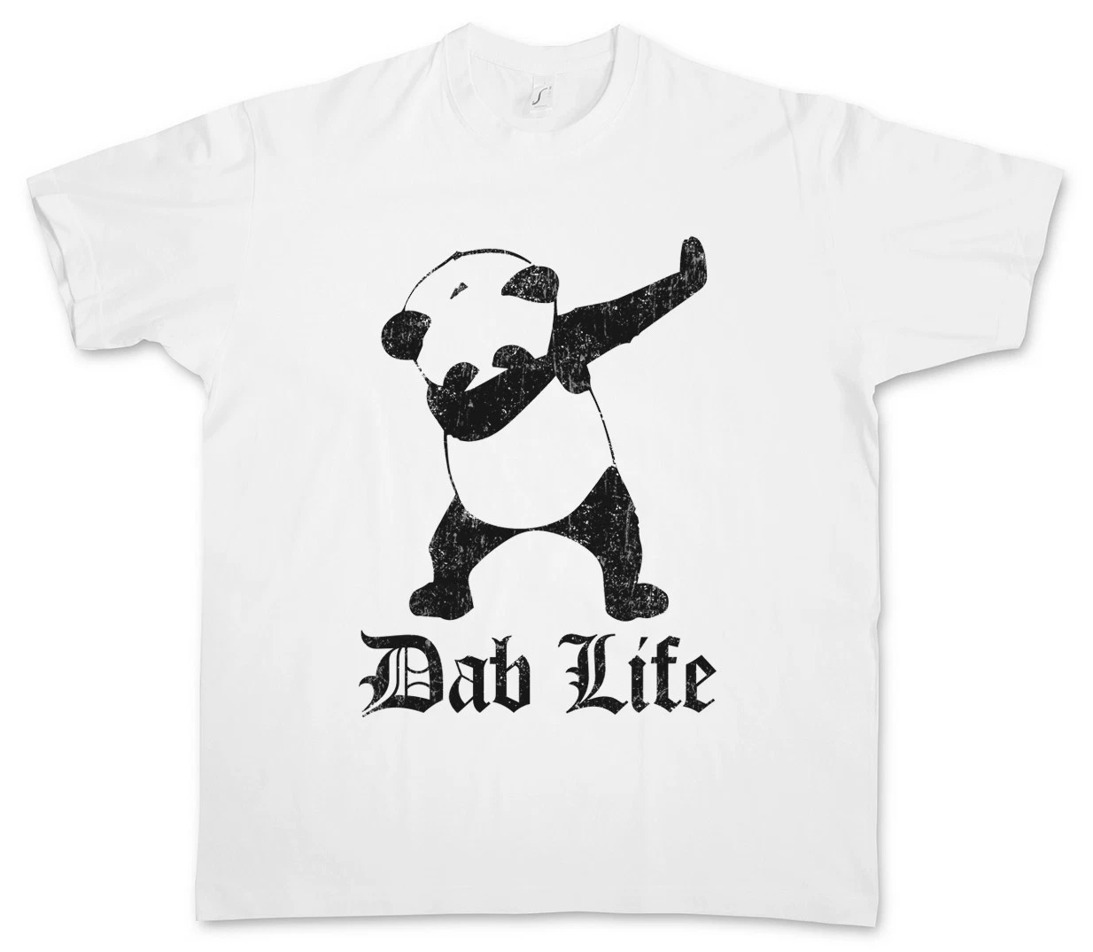 DAB LIFE I T-SHIRT Panda Bear Dance DJ MC Disco Club Clubbing Party ...