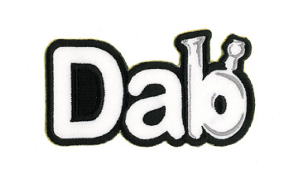 DAB PATCH - "Dab" Art By Matt Stewart Embroidered Artwork Iron-On / Sew ...