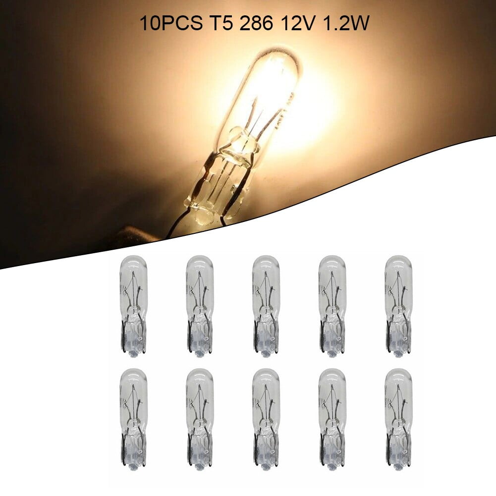 DABAILUN 10PCS T5 286 12V 1.2W Car dashboard light bulb or Instrument ...