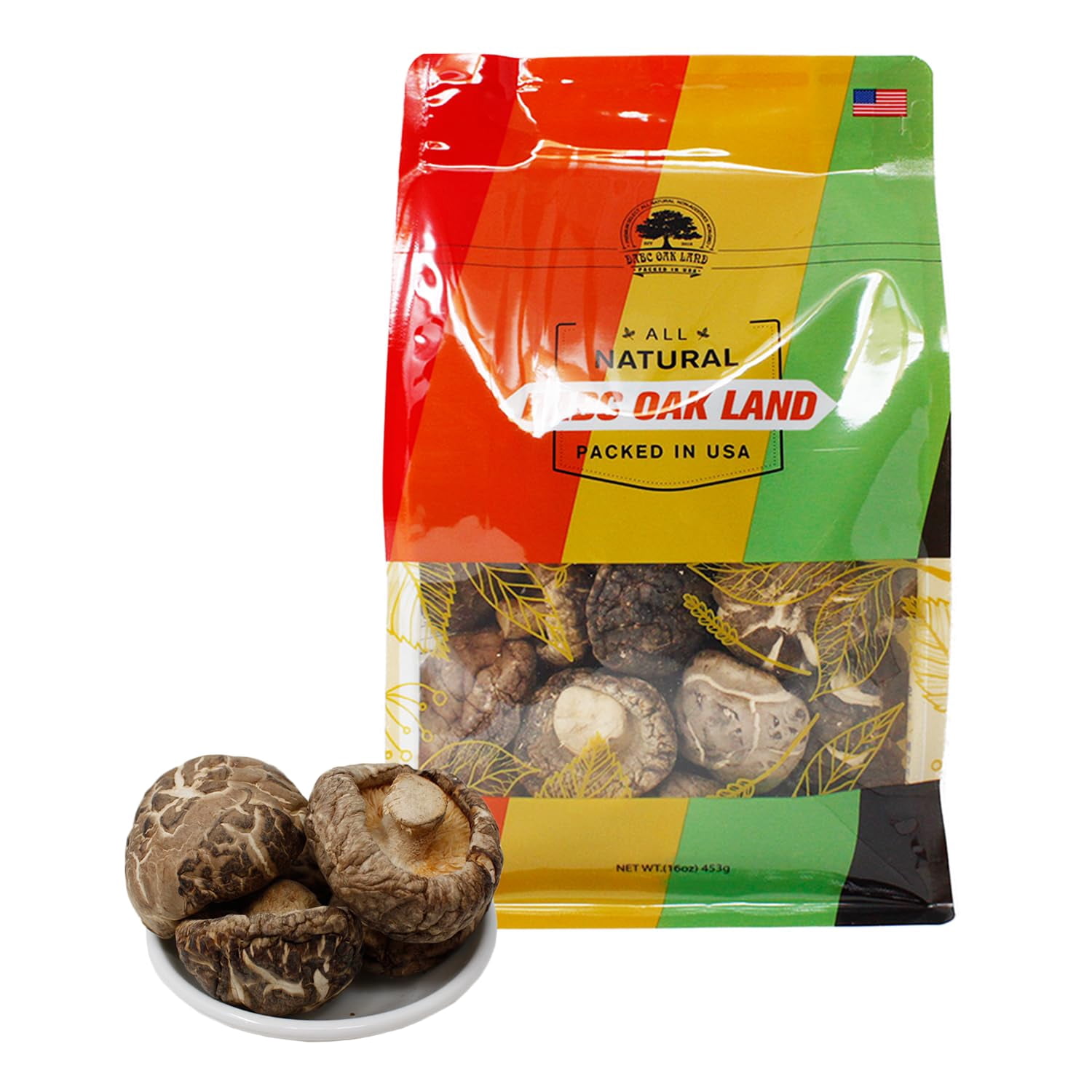 DABC OAK LAND 1LB RRF12 Dried Flower Mushroom,Dried Shiitake Mushrooms ...