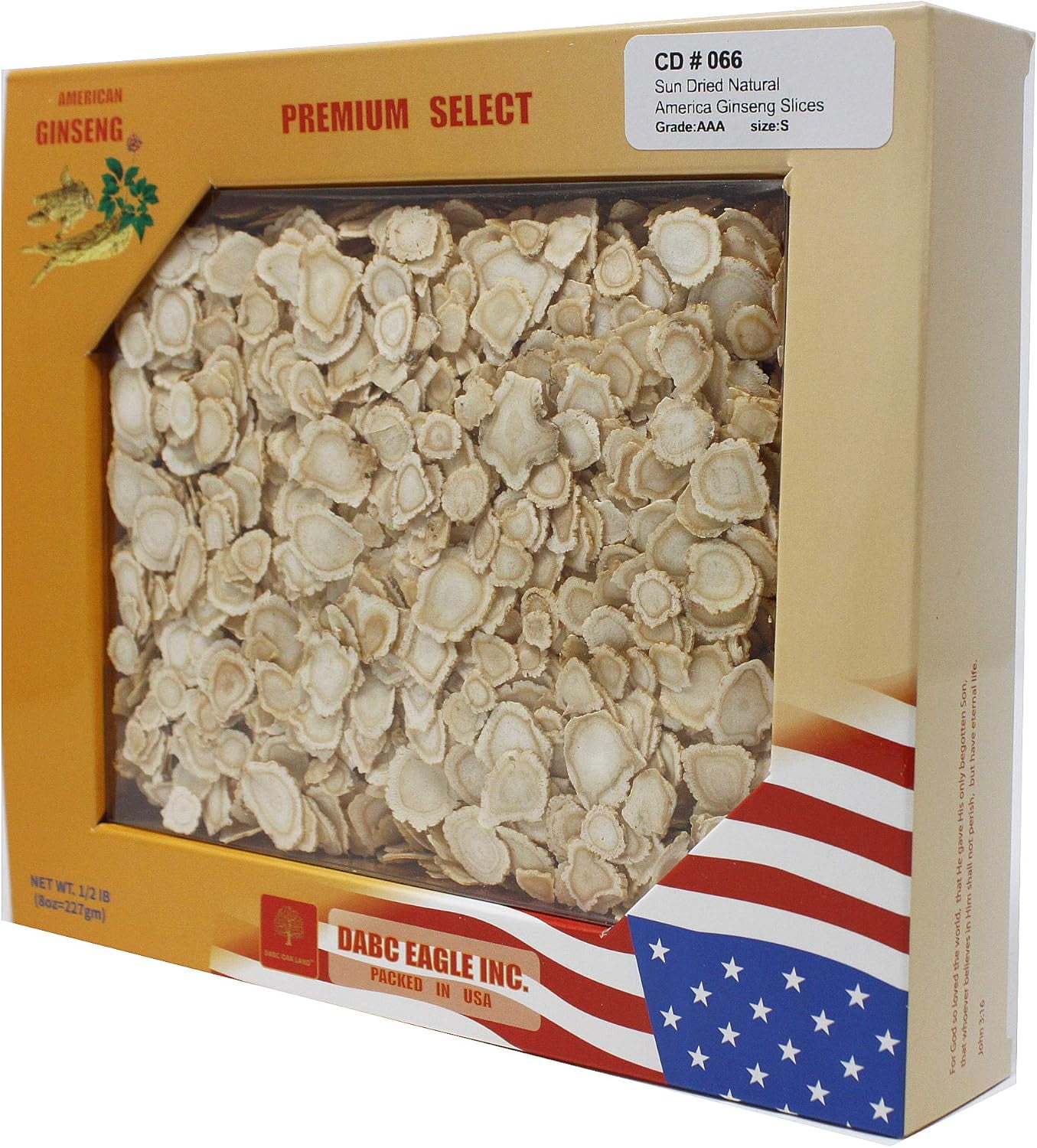DABC OAK LAND DOL American Ginseng Slices from Wisconsin (Sliced ...