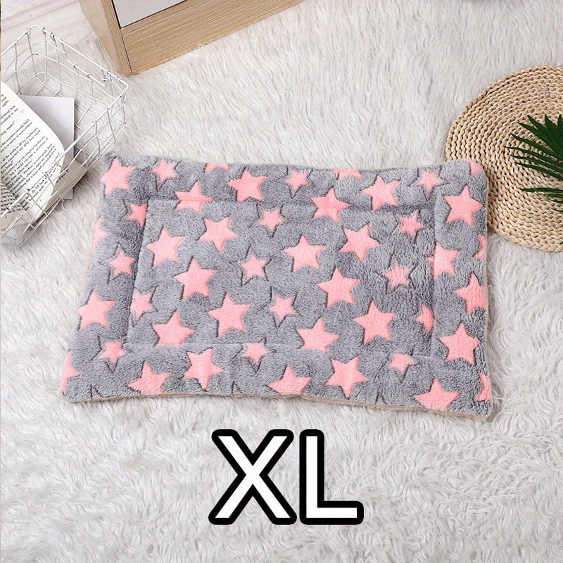 DABEI Double Layered Plush Cat Bed Mat - Thick and Cozy Sleeping Pad ...