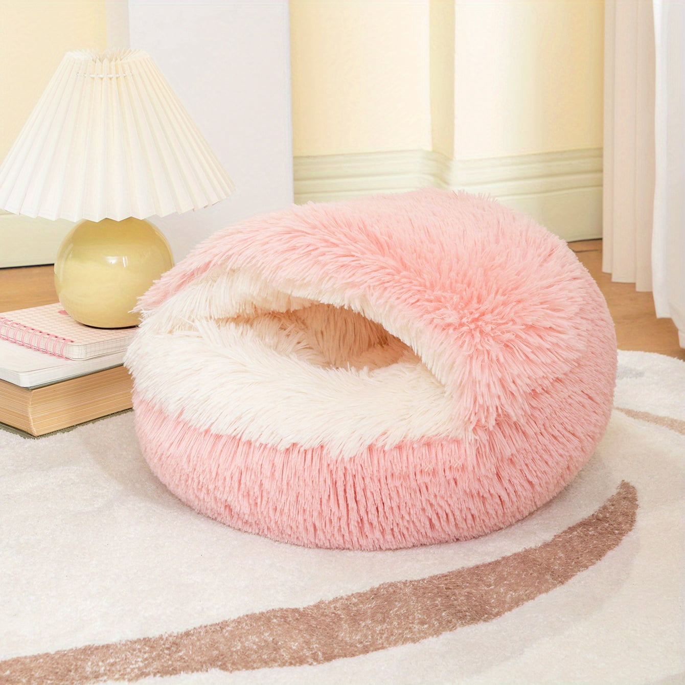DABEI Soft Long Plush Cat kennel dog kennel winter warm pet bed Cat Bed ...