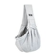 DABEN Dog Sling Carrier,Puppy Sling Hands Free Reversible Pet Papoose ...