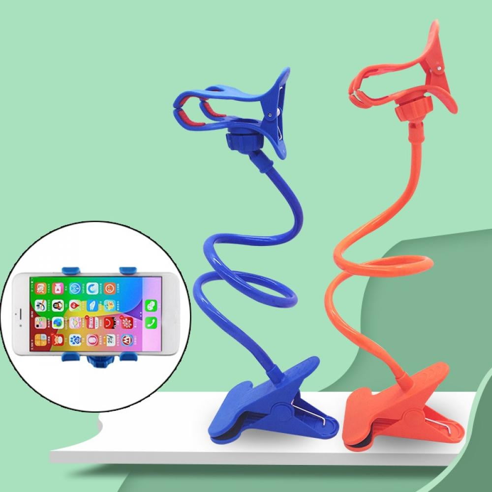 DABOOM Cell Phone Clip on Stand Holder - with Grip Flexible Long Arm ...