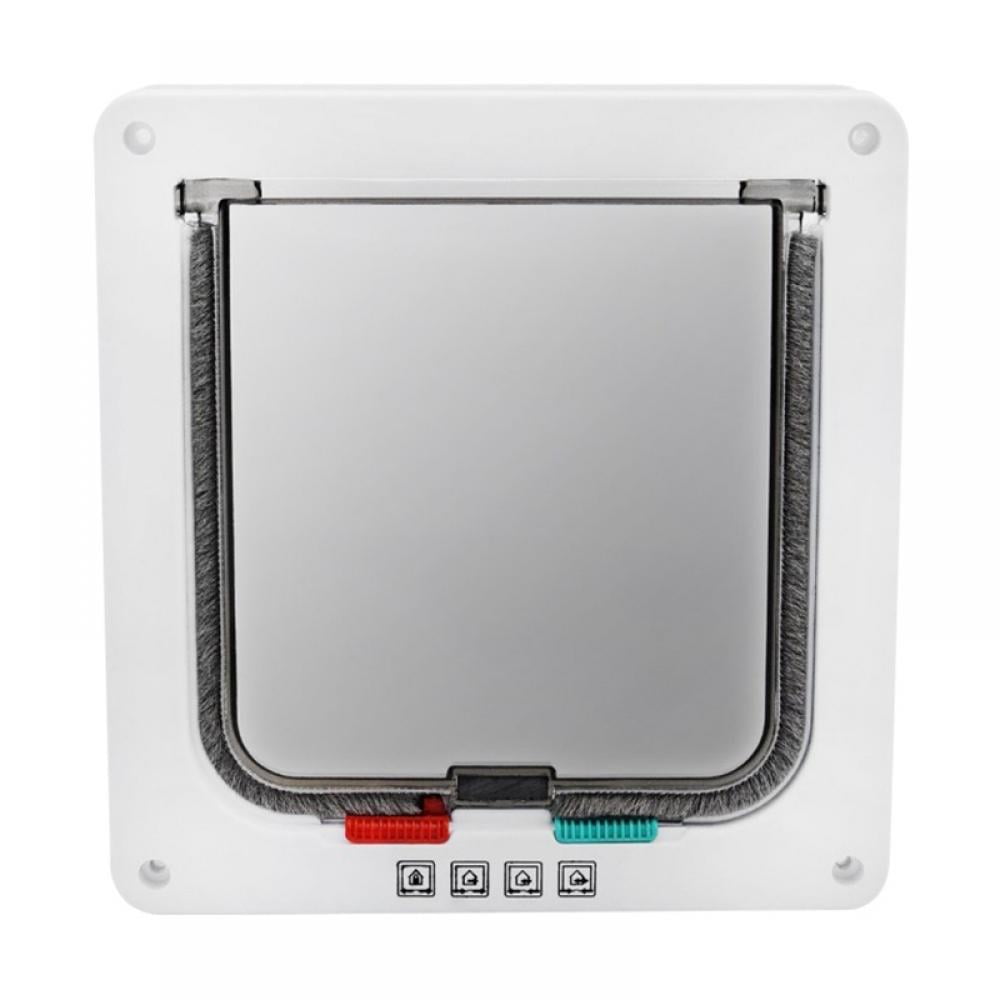 DABOOM Large Cat Door, 4 Way Locking Cat Flap Door for Interior ...