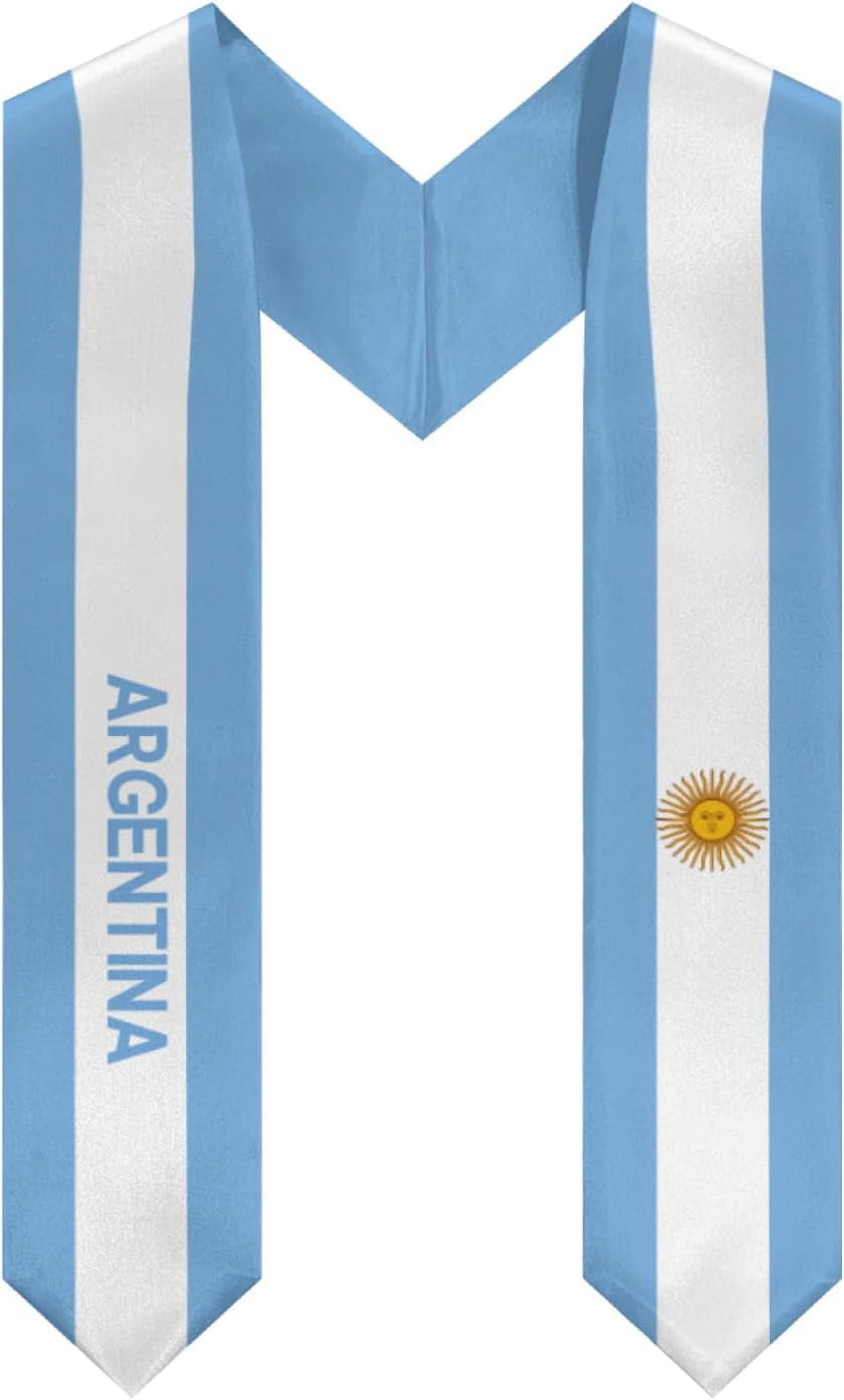 DABOYOZHZH Argentina Cool Graduation Stole Shawl Sash Honor For Study ...