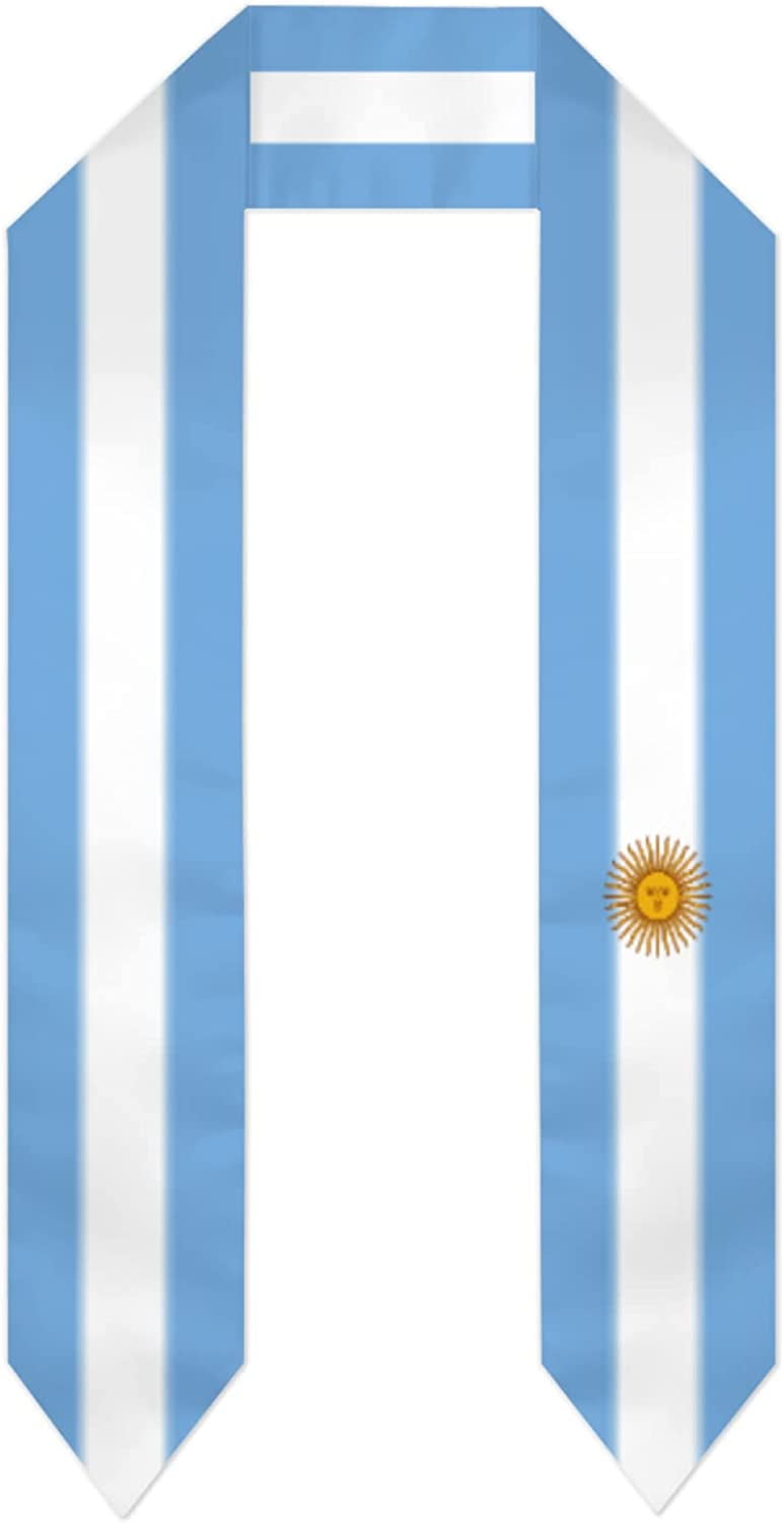 DABOYOZHZH Argentina Flag Graduation Scraf - Special Souvenir for ...
