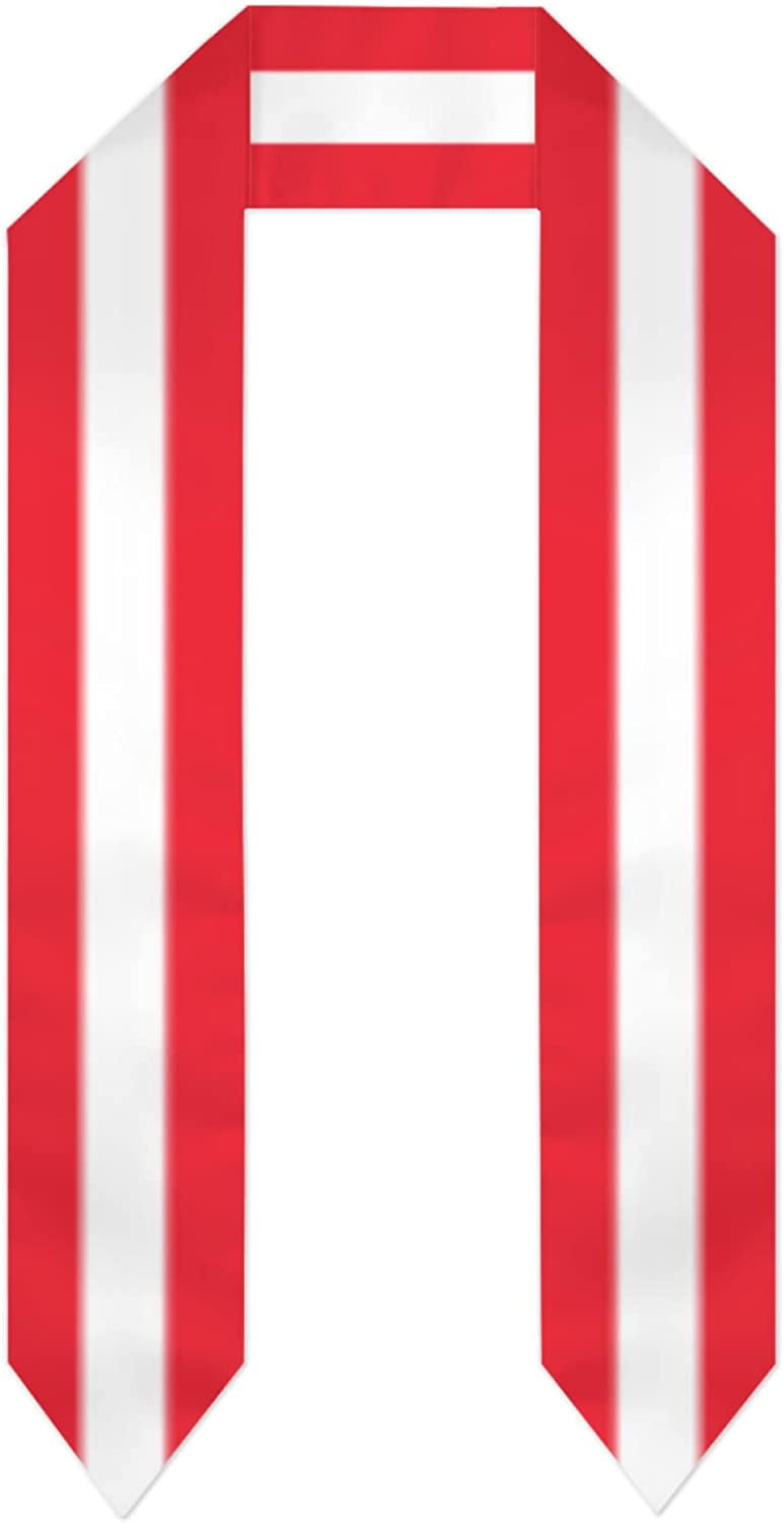 DABOYOZHZH Austria Flag Graduation Shawl Sash Stole Wraps Scraf For ...