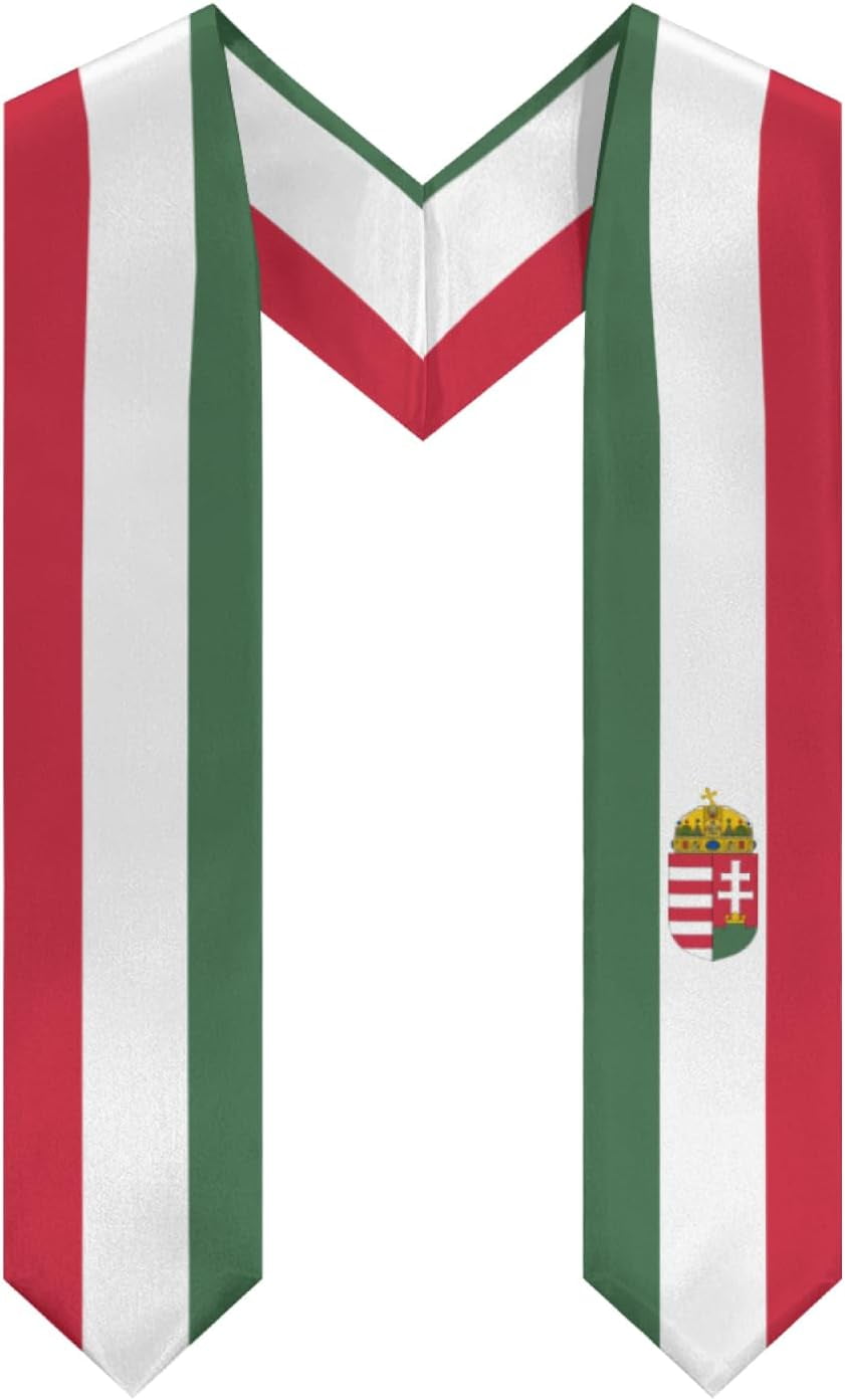 DABOYOZHZH Emblem of Hungary Graduation Stole Shawl Sash Honor For ...