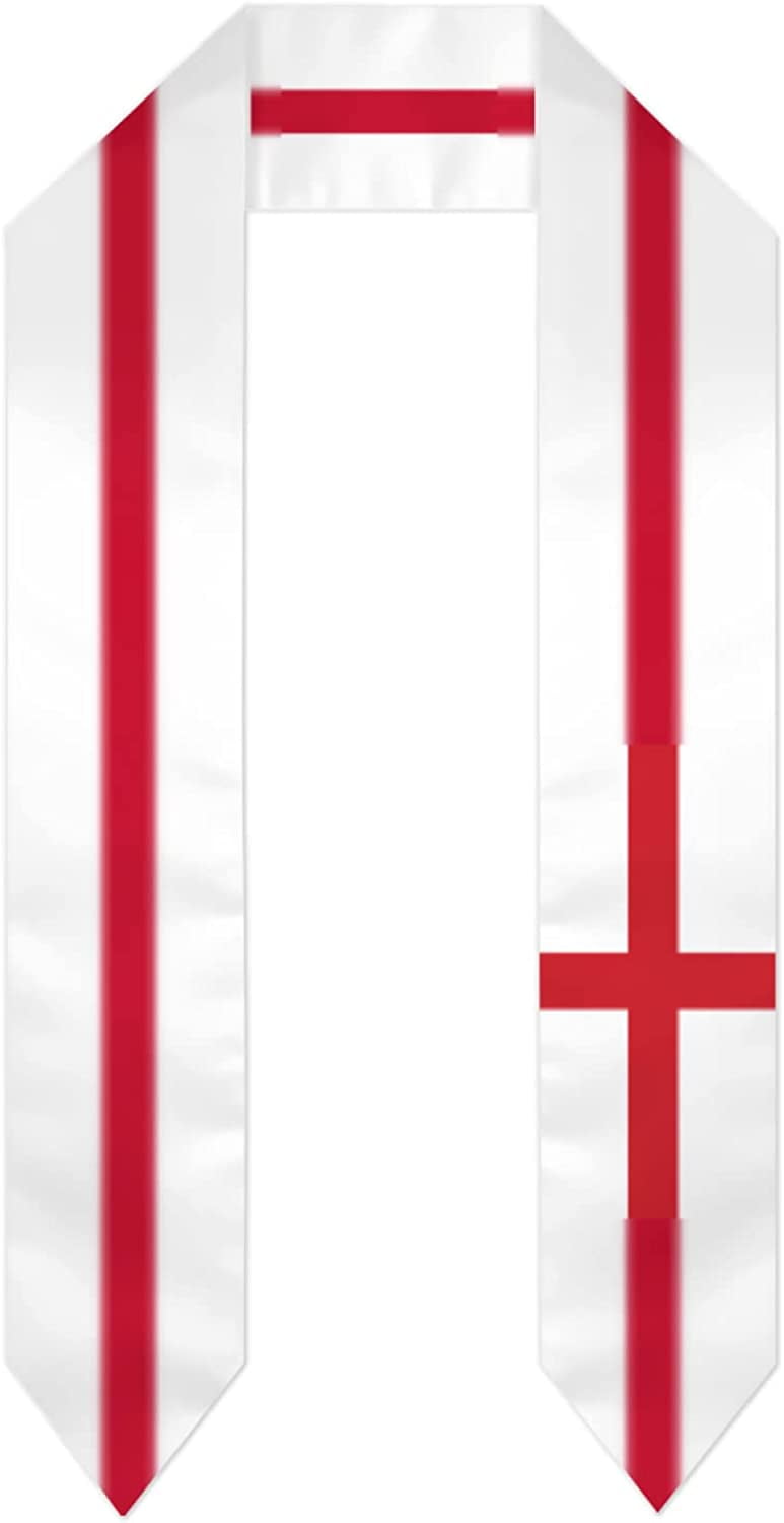 DABOYOZHZH England Flag Graduation Shawl Sash Stole Wraps Scraf For ...