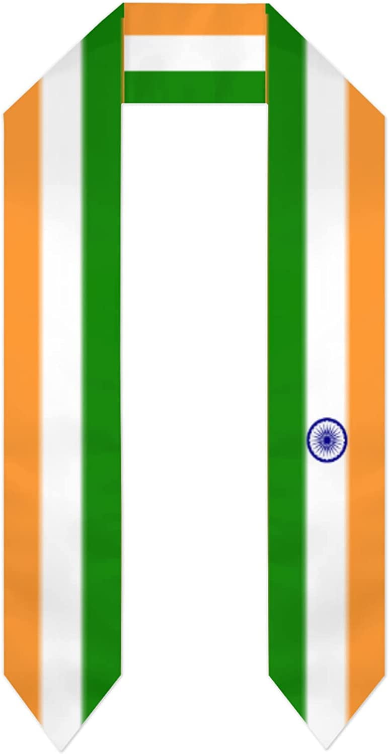DABOYOZHZH India Flag Graduation Shawl Sash Stole Wraps Scraf For ...
