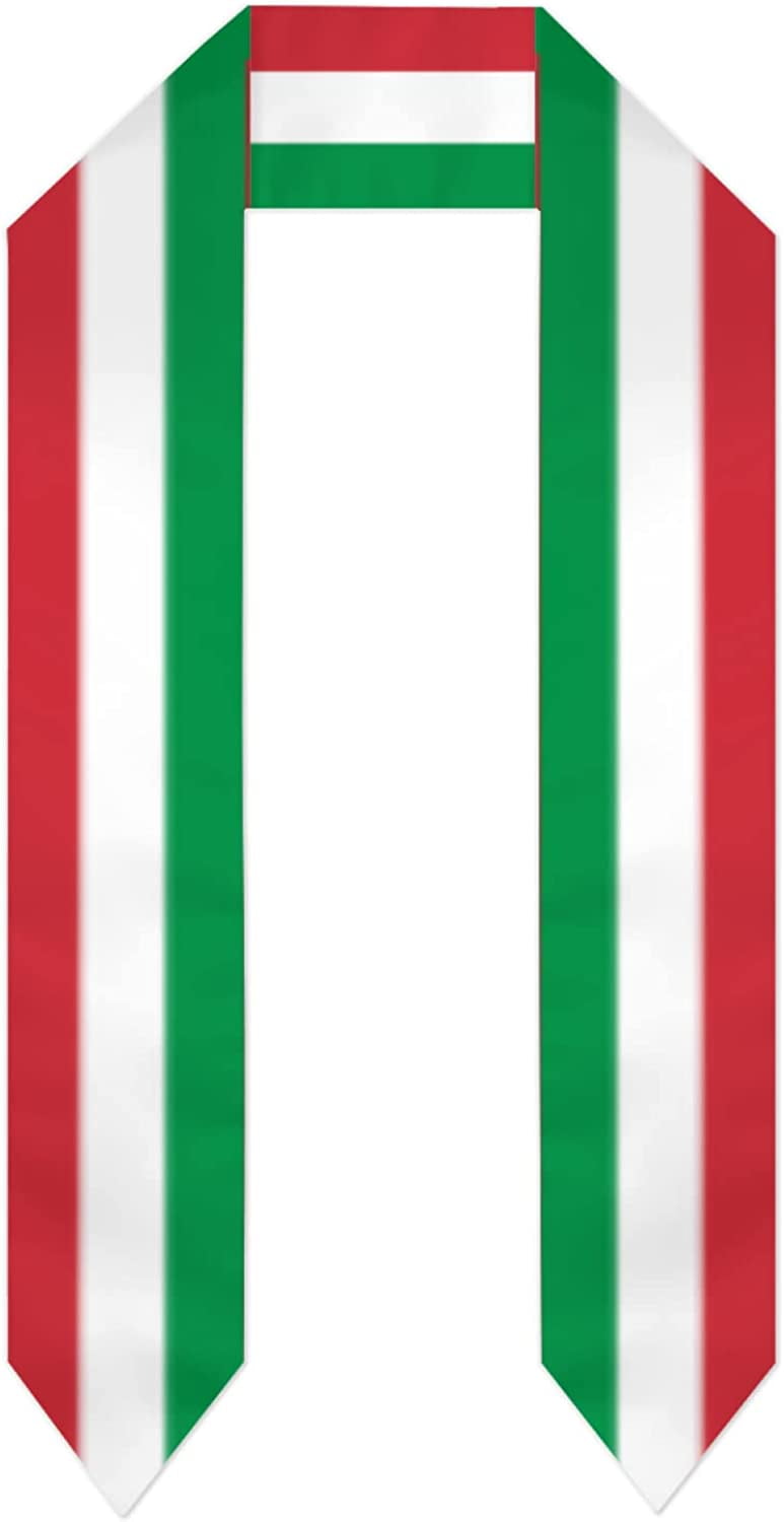 DABOYOZHZH Italy Flag Graduation Shawl Sash Stole Wraps Scraf For ...