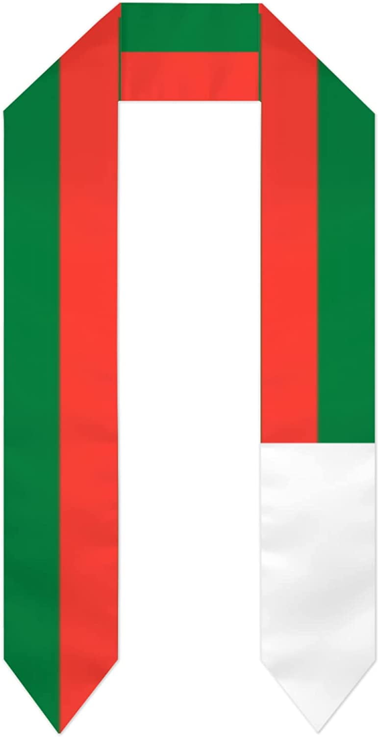 DABOYOZHZH Madagascar Flag Graduation Shawl Sash Stole Wraps Scraf For ...