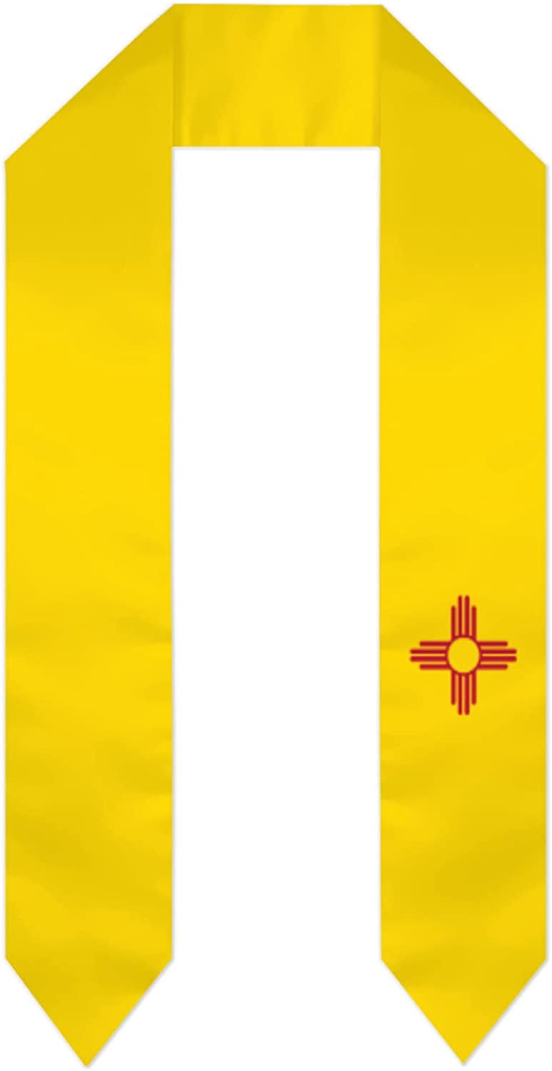 DABOYOZHZH New Mexico Flag Graduation Shawl Sash Stole Wraps Scraf For ...