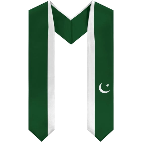 DABOYOZHZH Pakistan Flag Graduation Stole Shawl Sash Honor For Study ...