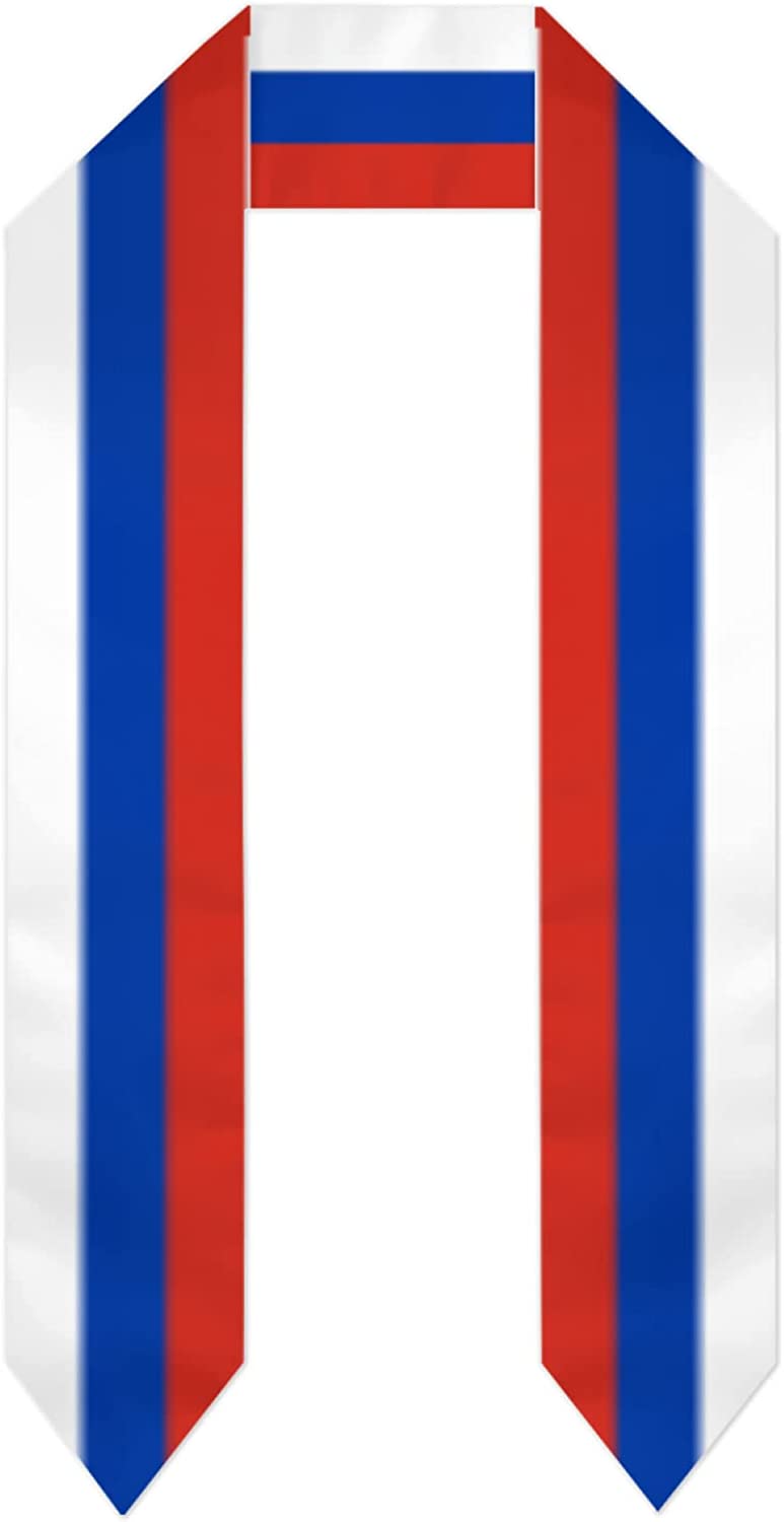 DABOYOZHZH Russia Flag Graduation Shawl Sash Stole Wraps Scraf For ...