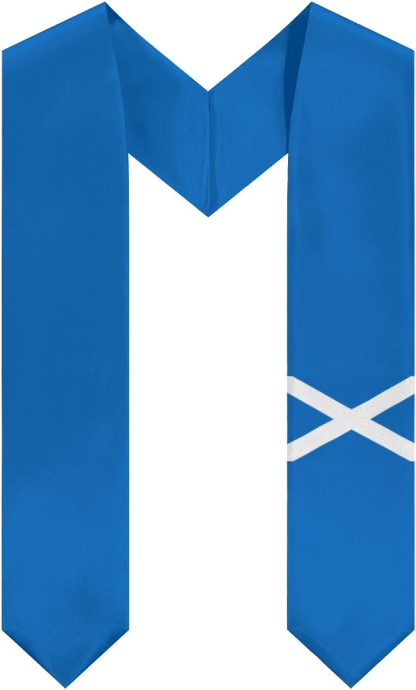 DABOYOZHZH Scotland Flag Cool Graduation Stole Shawl Sash Honor For ...