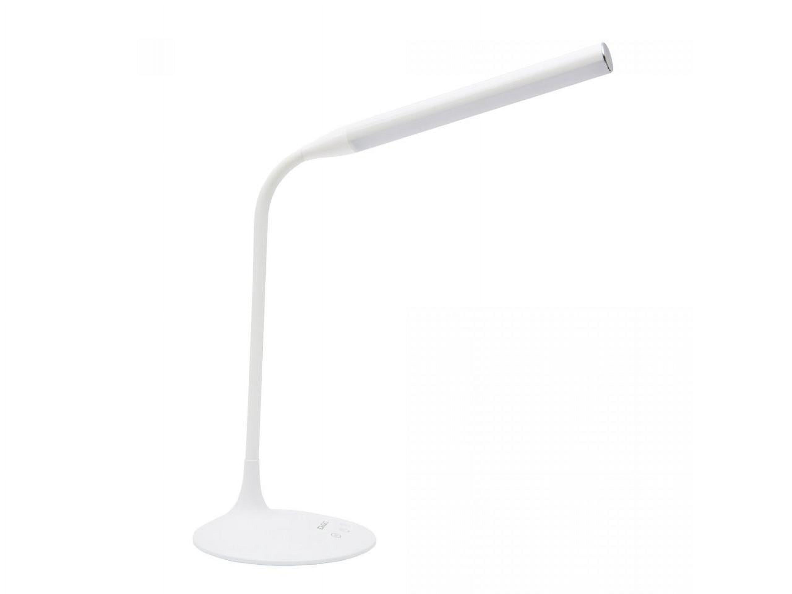DAC Ergonomic 15" LED Desktop Lamp With 3 Brightness Modes, White ...