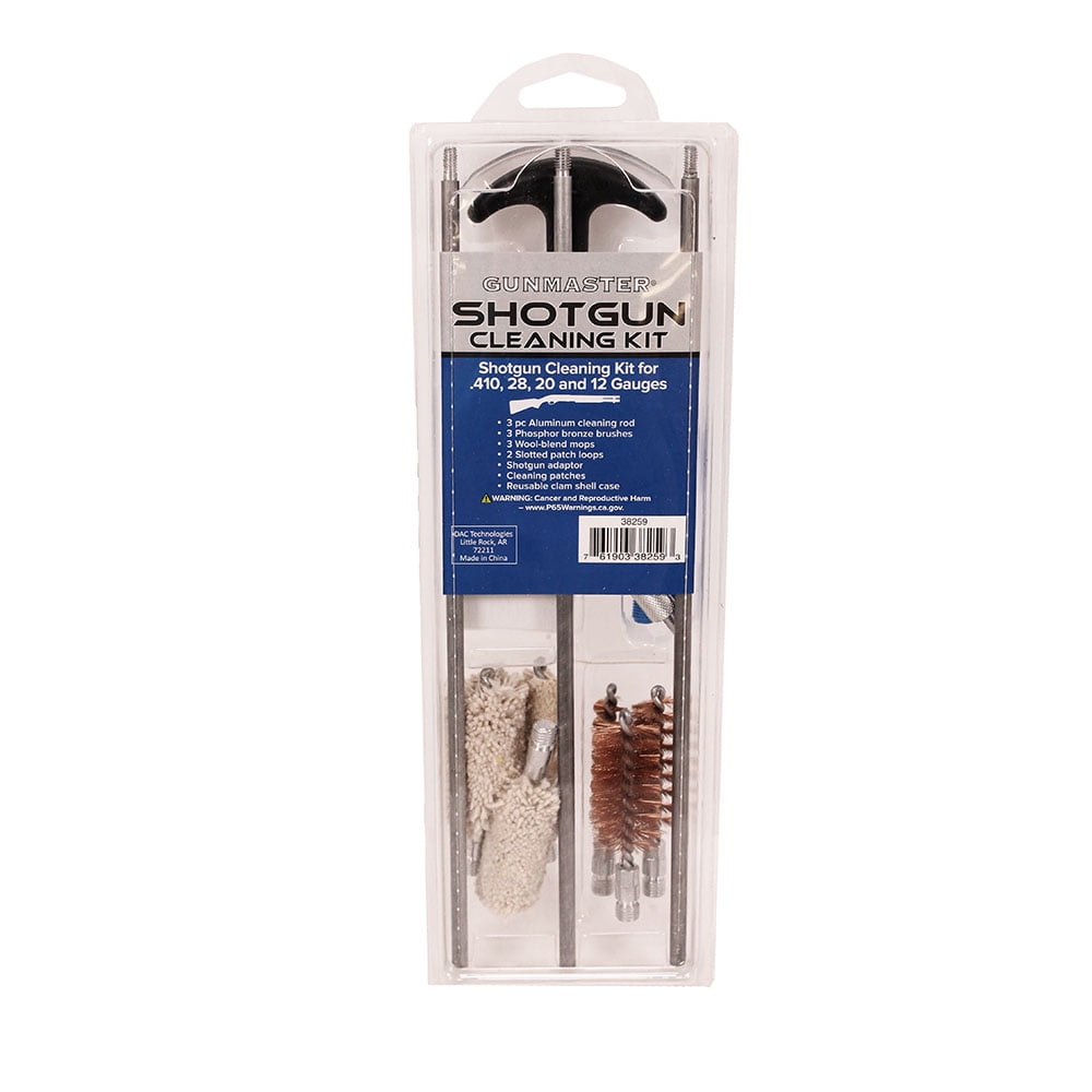 Gunmaster 14 Piece Universal Shotgun Cleaning Kit in Reusable Case ...