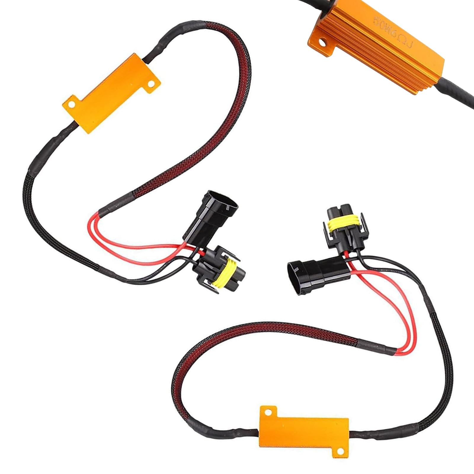 DACIRTY Pack-2 Car H11 DHF10 Fog Light LED Decoder, Housing LED ...