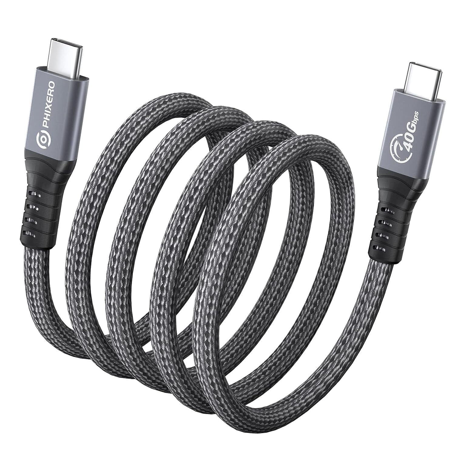 DACKAA-6.6ft USB C to C Cable, 40Gbps Data Transfer, 100W PD Charging ...