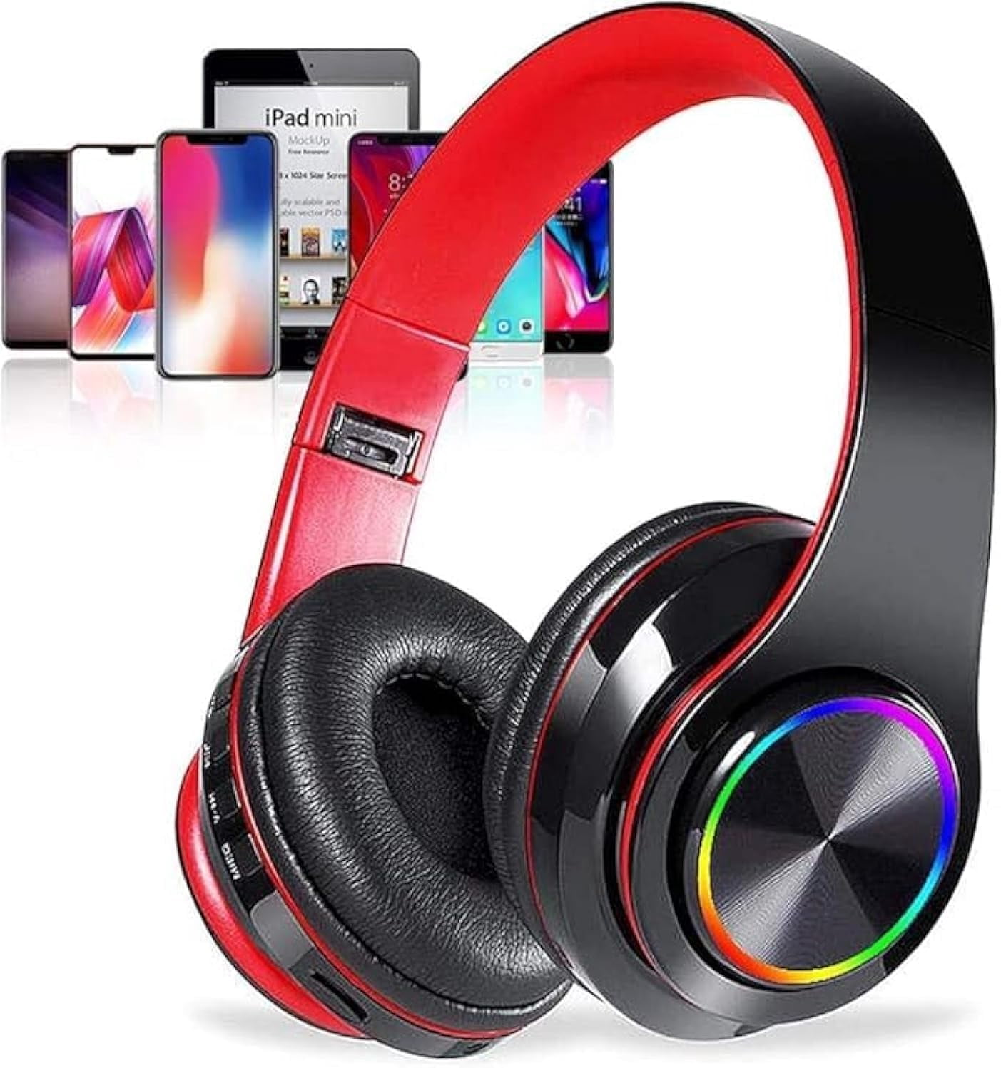 DACKAA-JAZ Headset - Black/Red, Best Headphones with Microphone ...