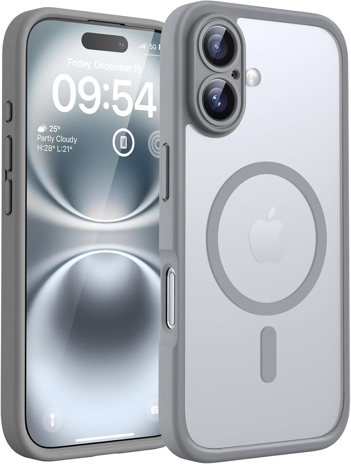 DACKAA-Magnetic for 16 Gray Case, Upgraded Full Camera Protection ...