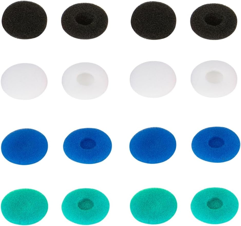 DACKAA-Sponge Foam Replacement Earbuds Tips Foam Eartips Earbuds for ...