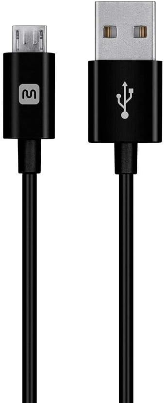 DACKAA-USB-A Male to Micro-B Male Cable - 5-Pin, 22/30AWG, 2.4A ...