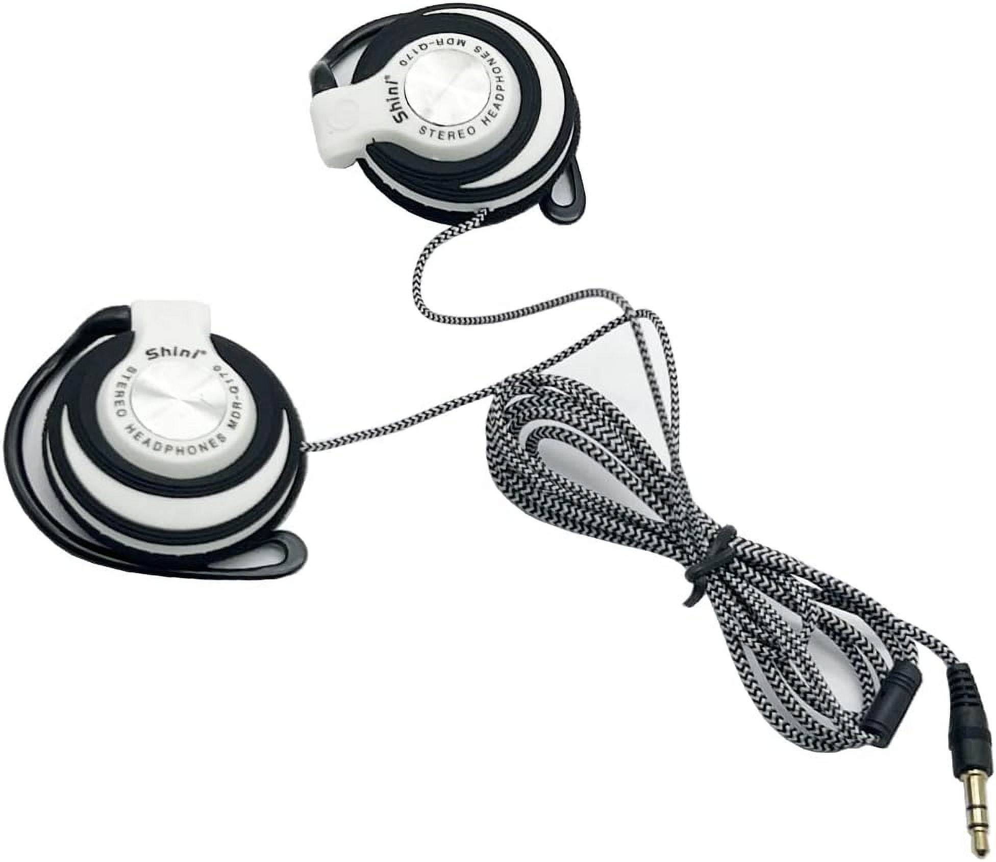 DACKAA-Wired Earbuds Headphones with Secure Ear Hooks;Wired Sports Ear ...