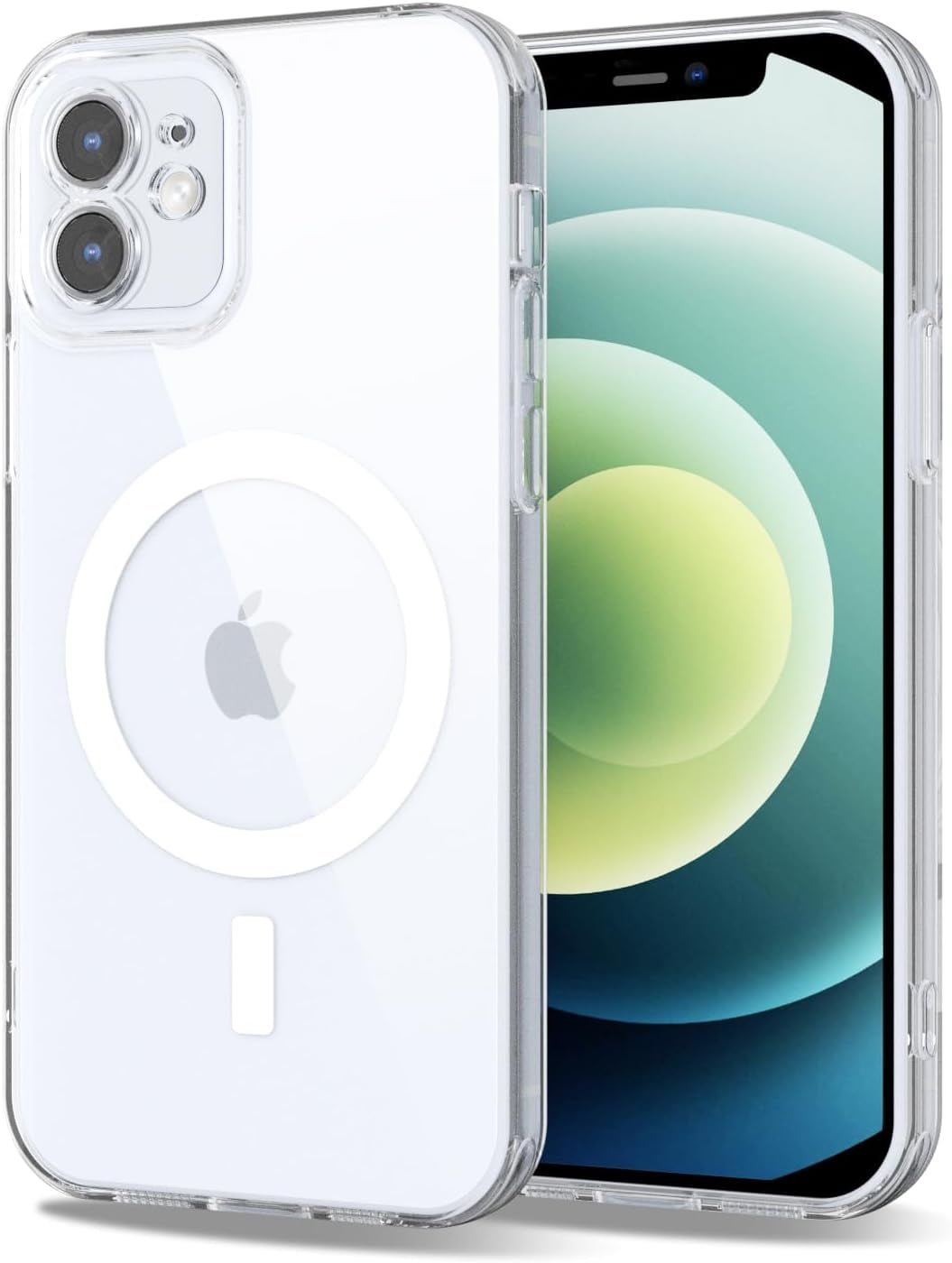 DACKAA-for iPhone 12 Case Clear Compatible with Magsafe Silicone ...