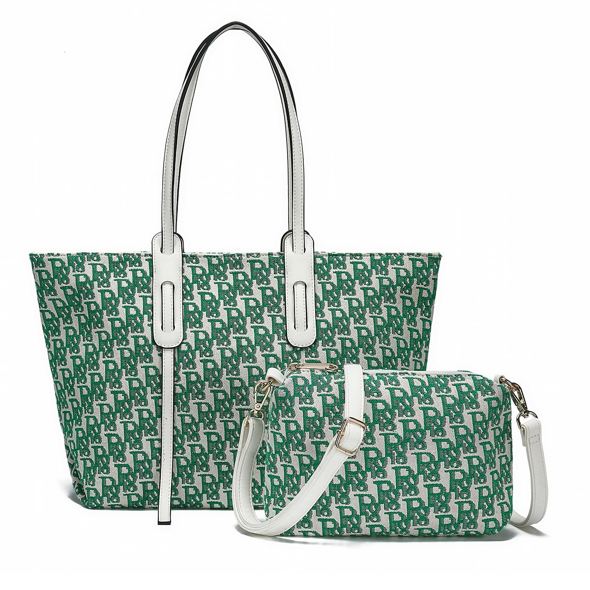 DACUWU 2pcs Handbags Purse Set Women Fashion Tote Bag Shoulder Bags ...
