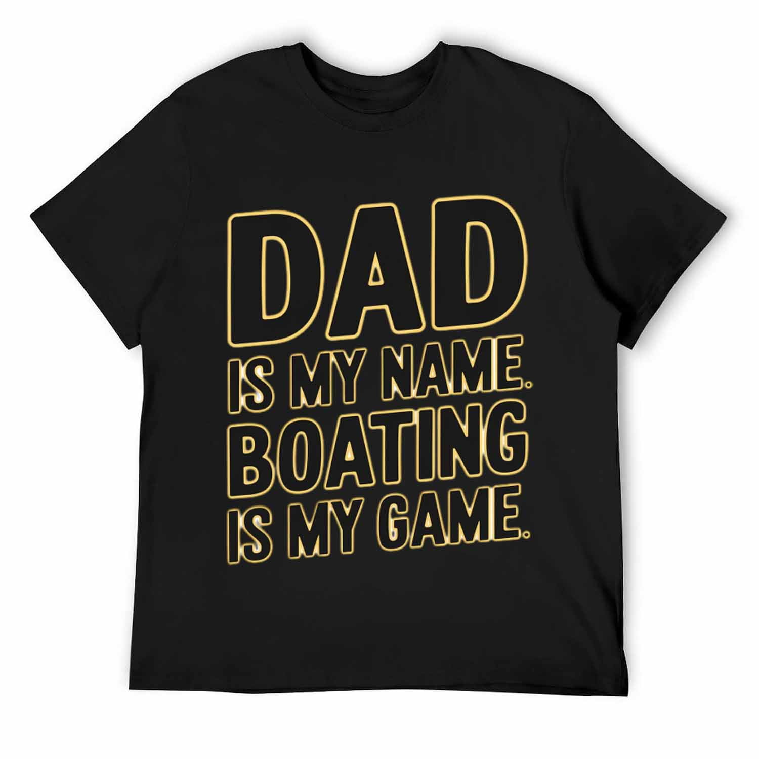 DAD IS MY NAME BOATING IS MY GAMEtshirt design dog Speech Language ...