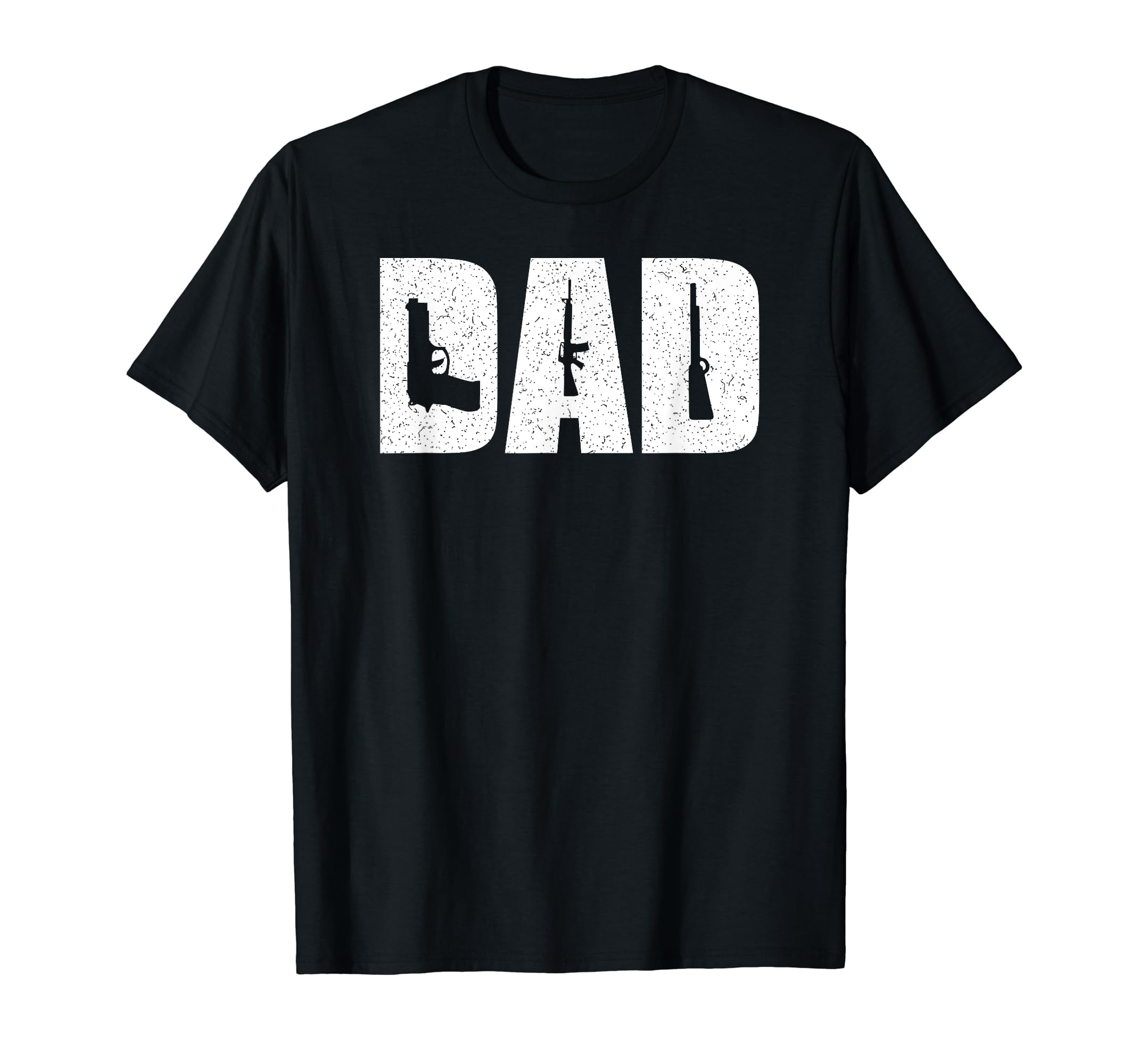 DAD and Guns Collection Vintage T-Shirt Funny Cute Dad Daddy Fathers ...