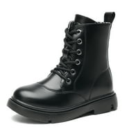 Wonder Nation Little & Big Girls Combat Boot - Walmart.com