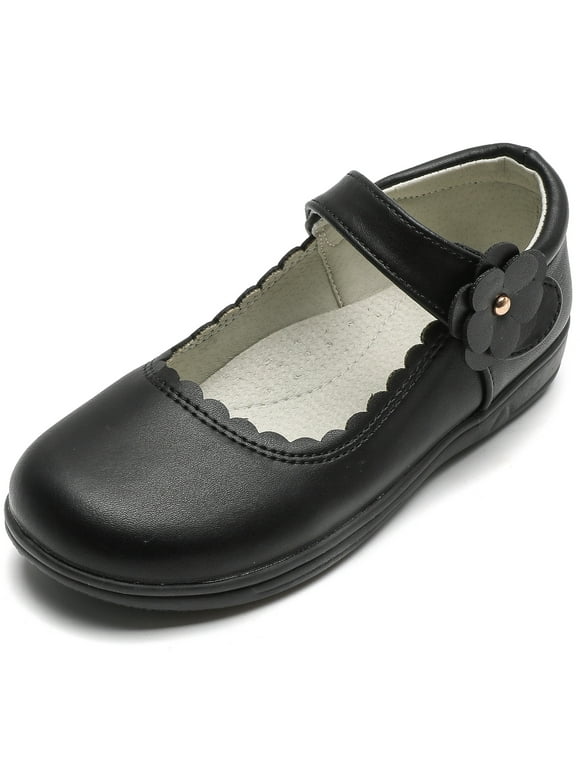 Little Girls' Black Dress Shoes
