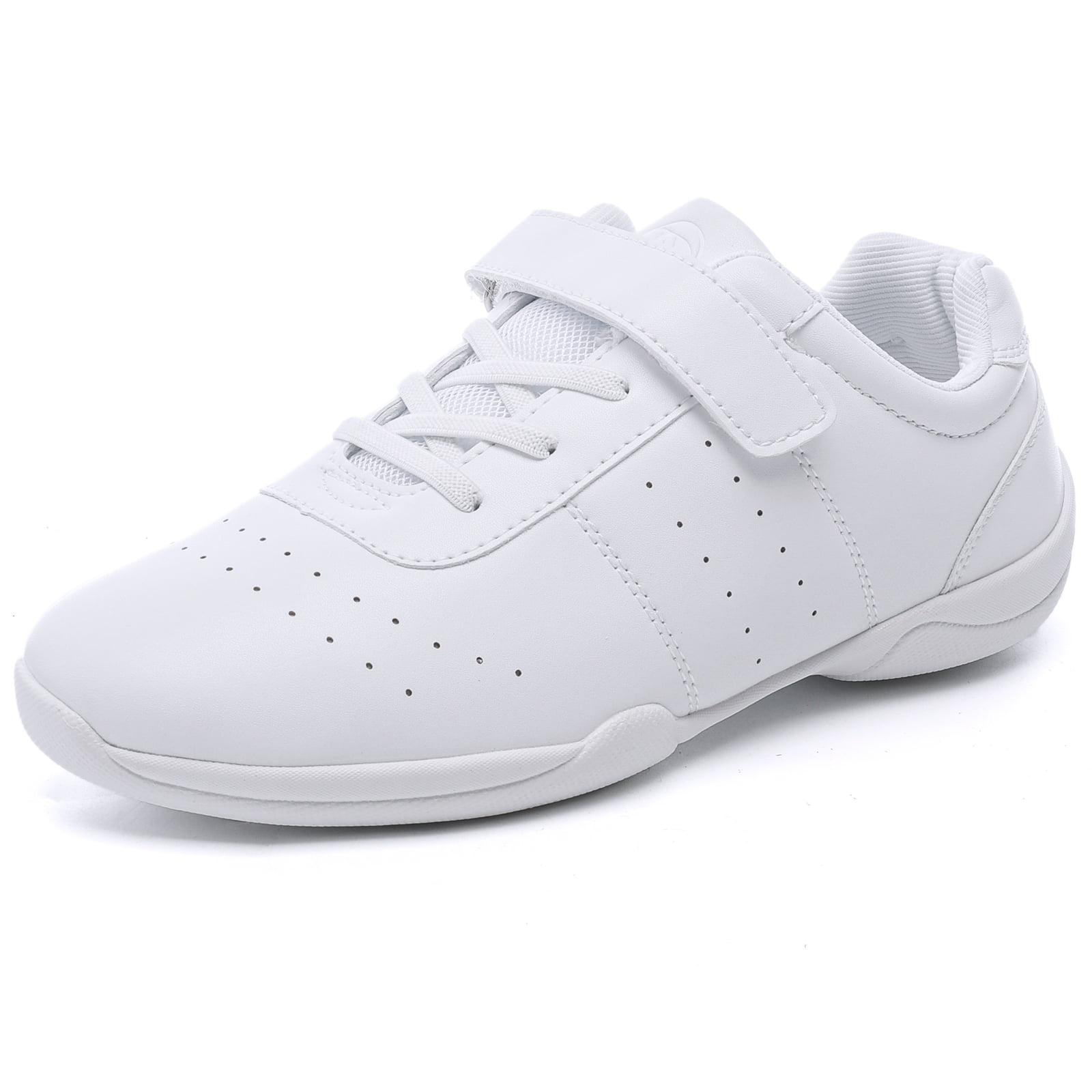 DADAWEN Girls White Cheerleading Shoe Athletic Training Competition ...