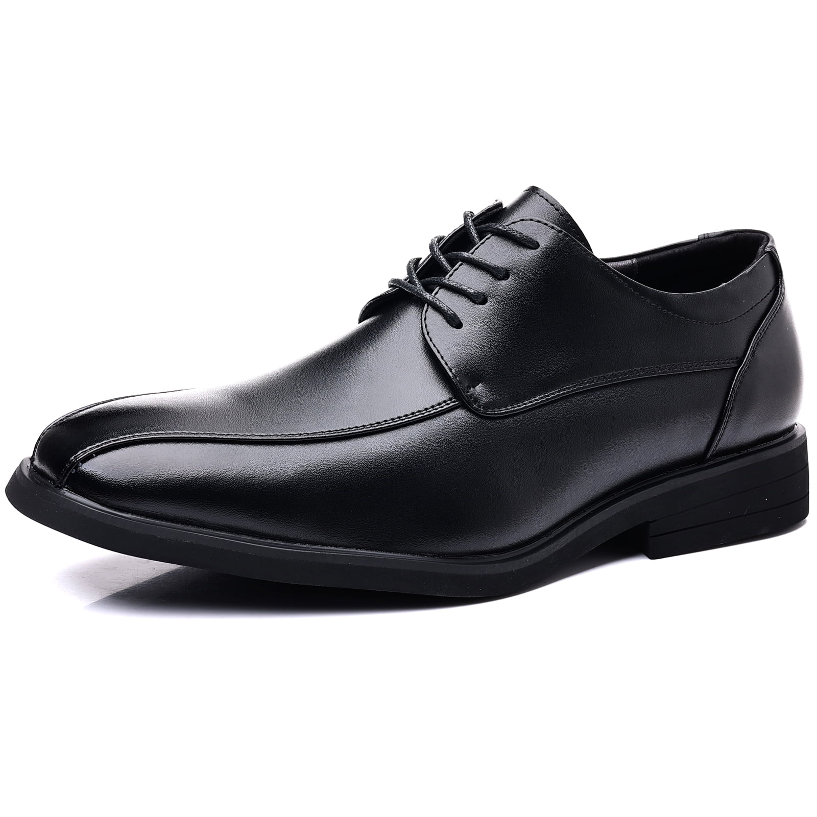DADAWEN Men's Oxford Shoes Black Dress Business Shoes Comfortable ...