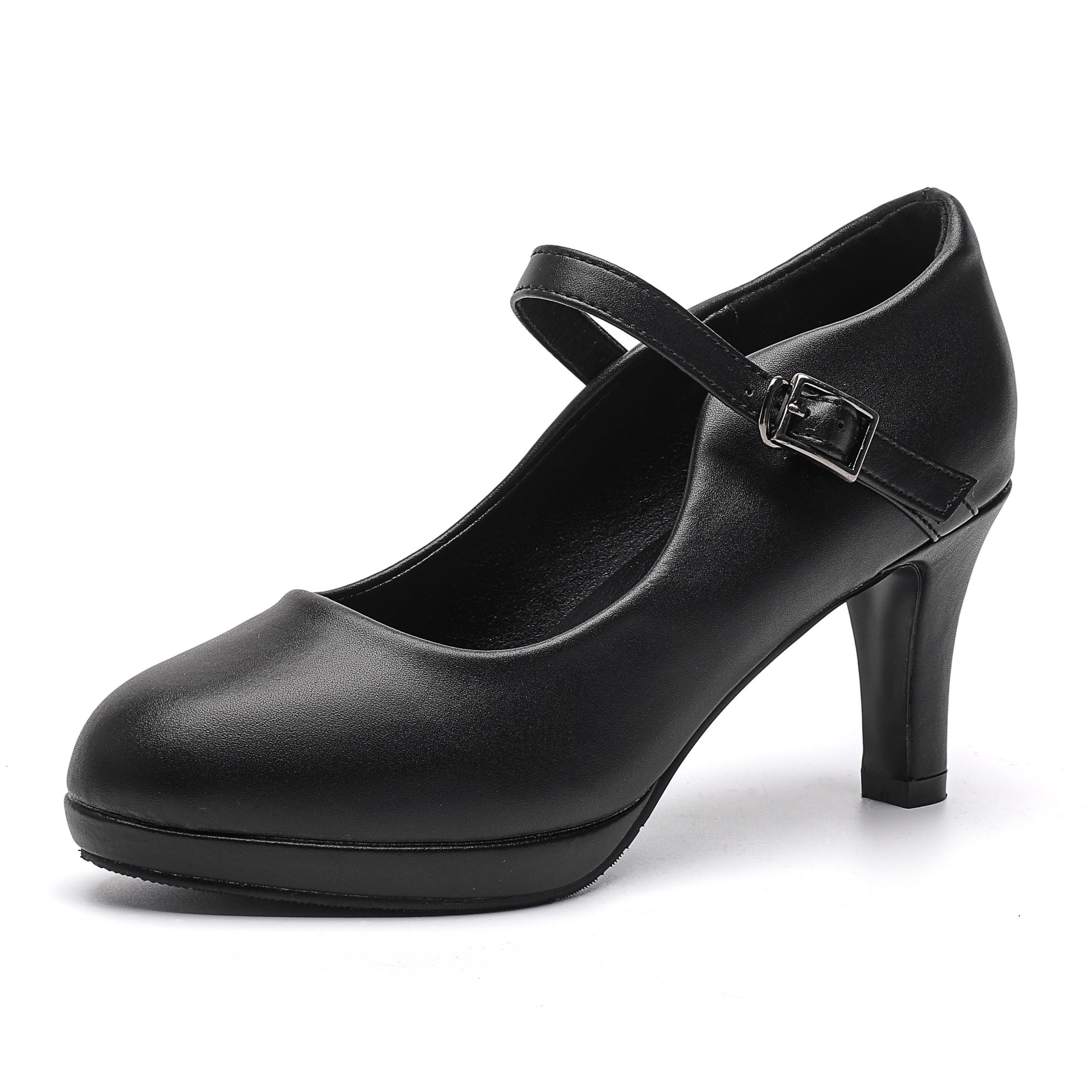 DADAWEN Women's Mary Janes Dress Heels, Round Toe, Platform, Bridal ...