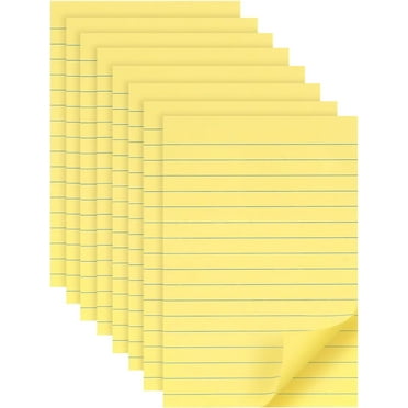 (8 Pack) Lined Sticky Notes 3x3 In Bright Ruled Post Stickies Colorful