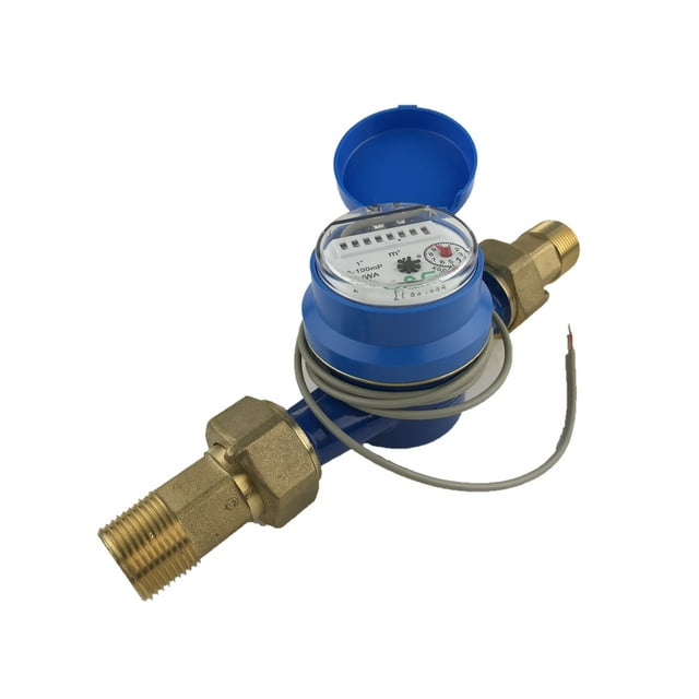 DAE AS-100mP 1” Water Meter with Pulse Output, Measuring in Liters ...
