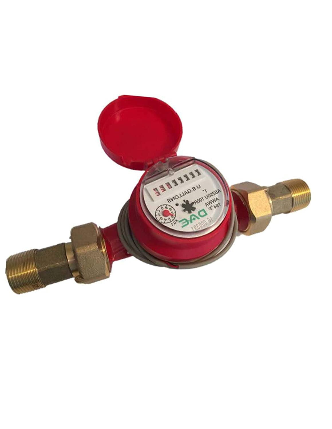 DAE AS250U-100RP 1" Hot Water Meter with Pulse Output, Measuring in ...