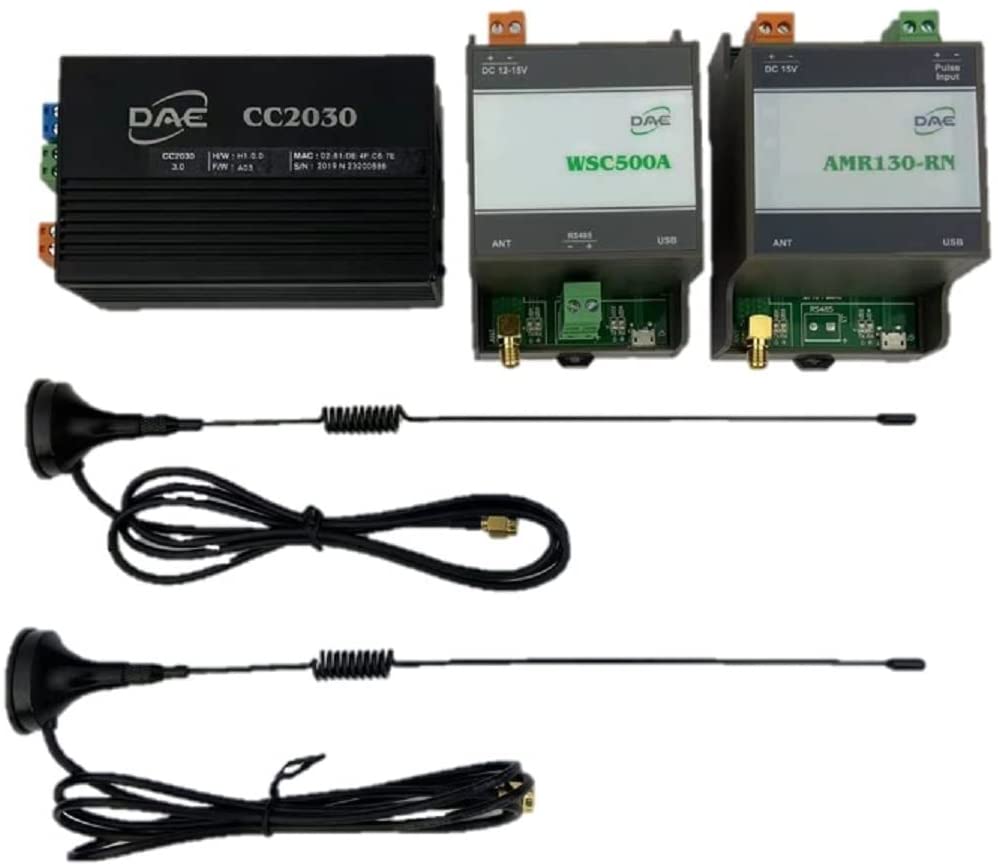DAE CC2030 KIT+AMR130-RN KIT+DAE WSC500A Connected Wirelessly, read 1 ...