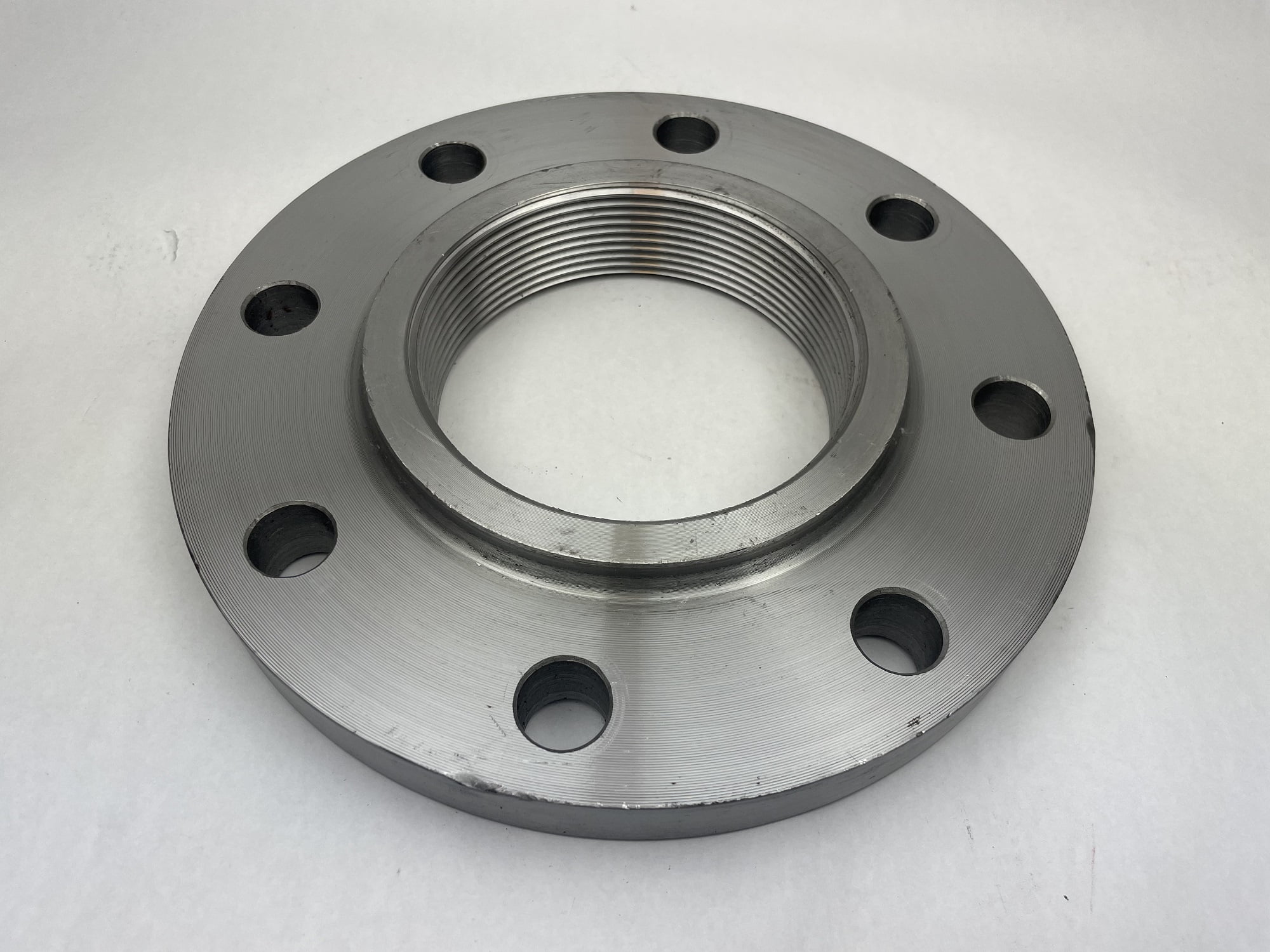 DAE FL-400 4 Inch Cast Iron NPT Threaded Flange, Faced and Drilled, Class 125 - Walmart.com